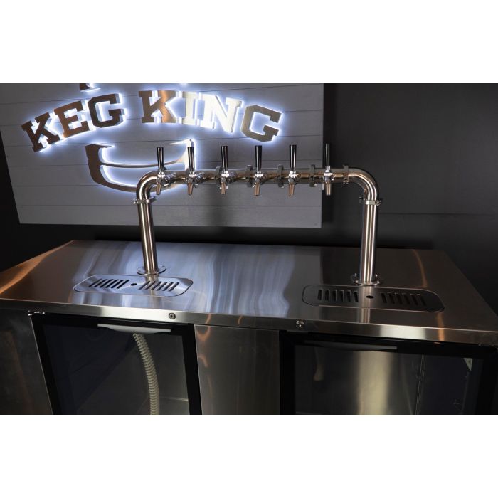 Kegerator - KegMaster Super Deluxe - Two Door Large — RABSDirect.com.au