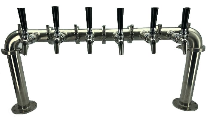 Beer Font Tower - Six Tap Modular Beer Font with Tap — RABSDirect.com.au