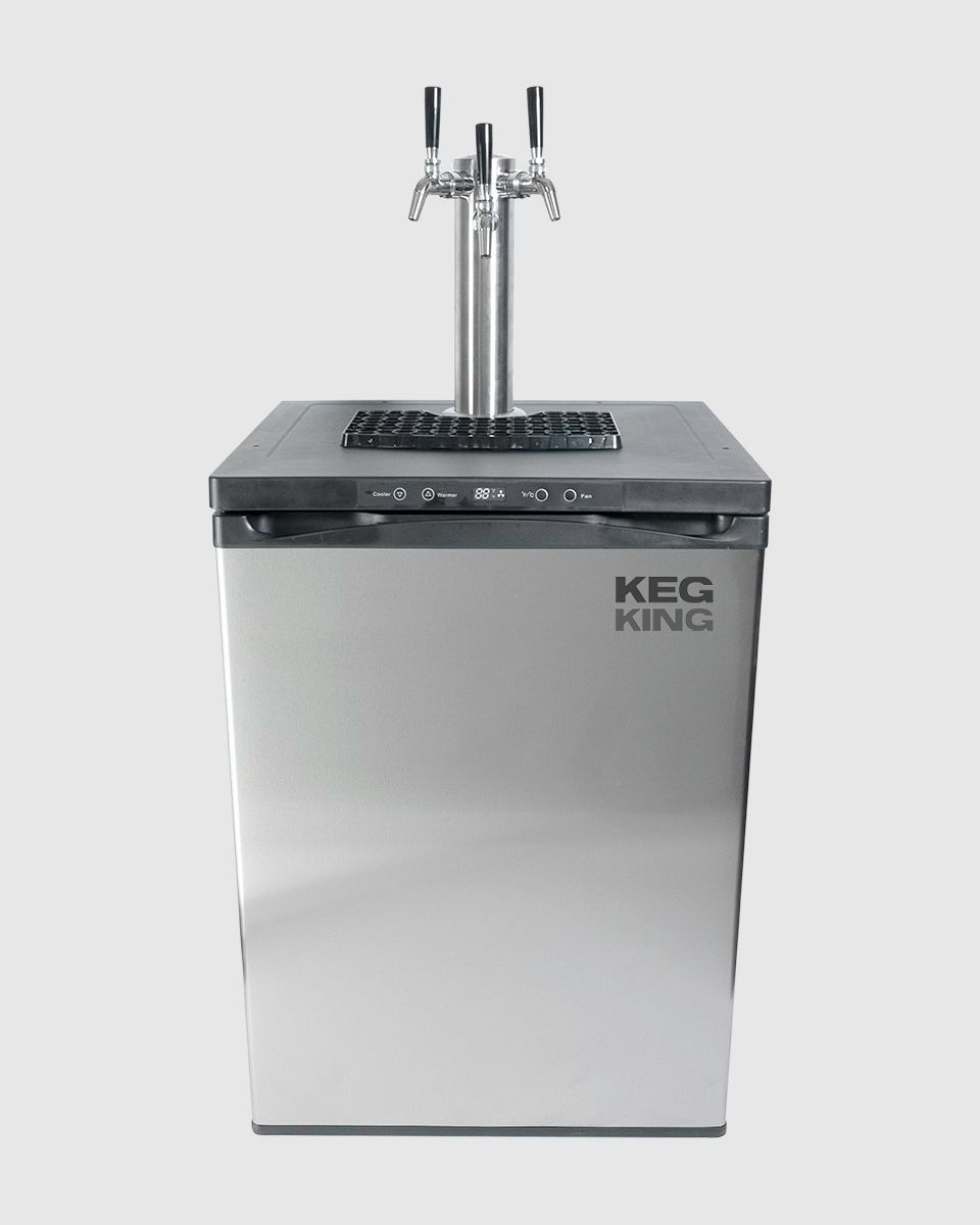 Keg King - Kegmaster Series XL Kegerator - Fastap Triple Tap ...