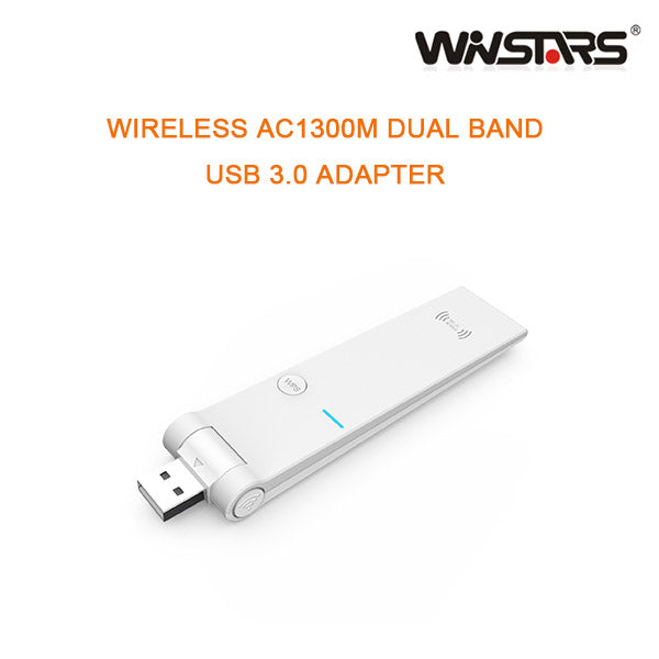 WINSTAR WIRELESS AC1300M DUAL BAND USB 3.0 ADAPTER — RABSDirect.com.au