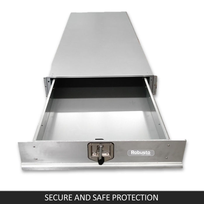 Under Tray Tool Box Trundle Drawer 1500 mm UTE Drawer Dual Extra Cab T ...